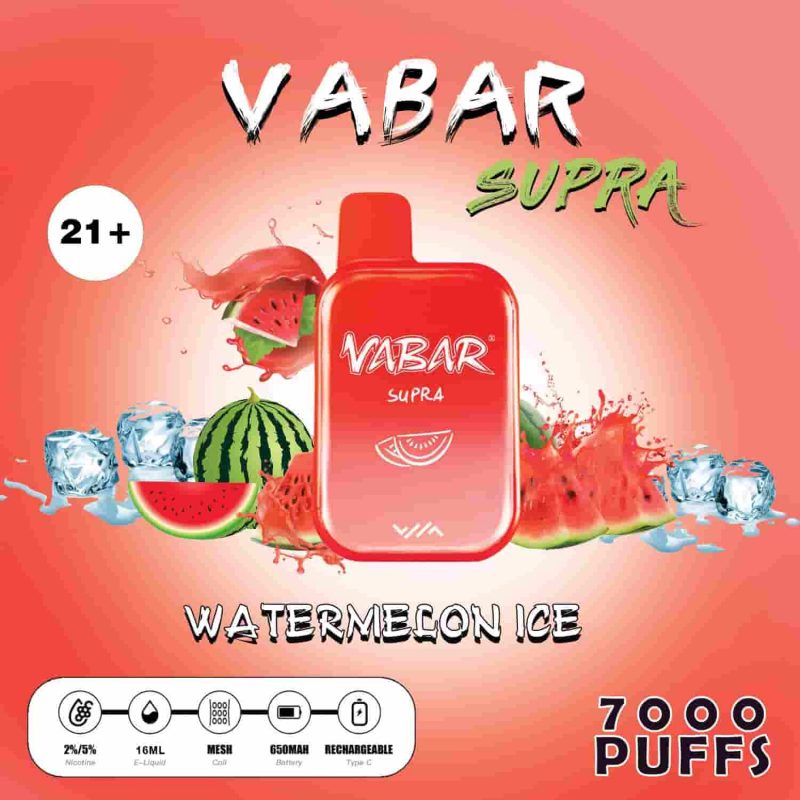 Vabar Supra Disposable 7000 Puffs in Dubai, UAE - VappeBars